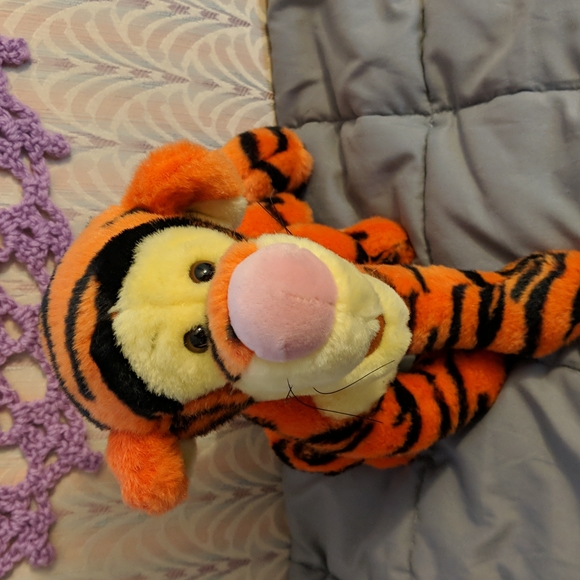 Disney | Toys | Disney Tigger Stuffed Animal With Springy Tail | Poshmark